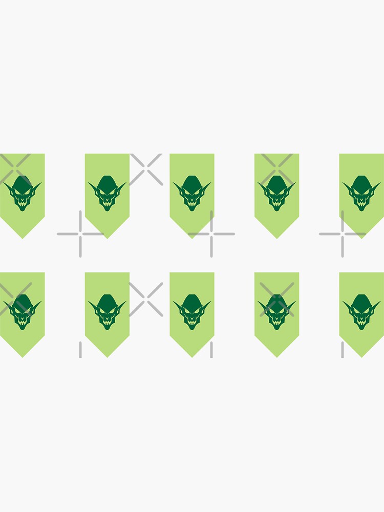 "Goblin Emblem Sigil" Sticker for Sale by JollyImp | Redbubble