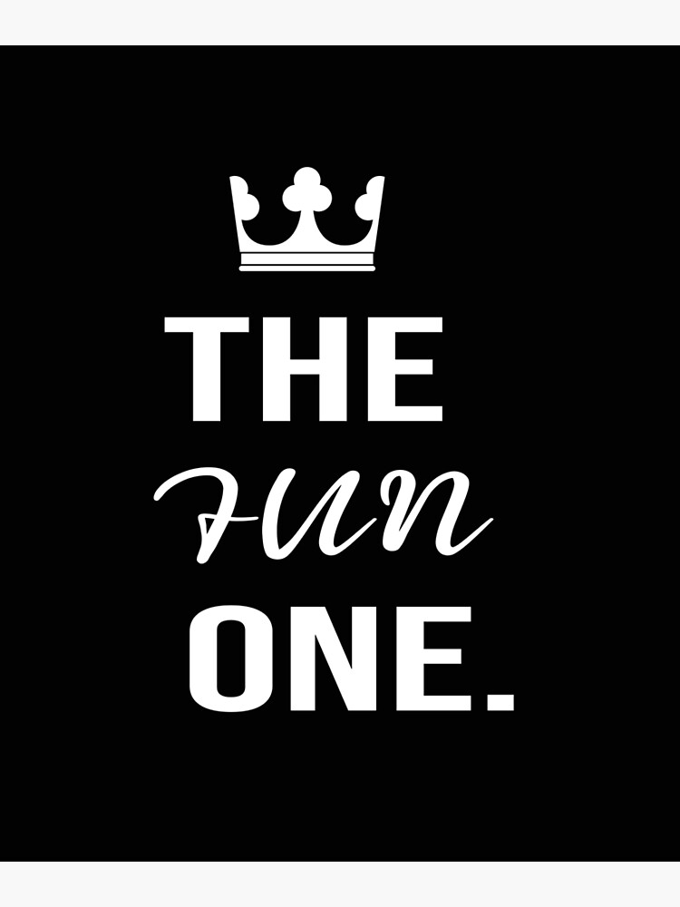 "The Fun One Design, Best Friends Design, Friendship Shirt Deisgn, BFF ...