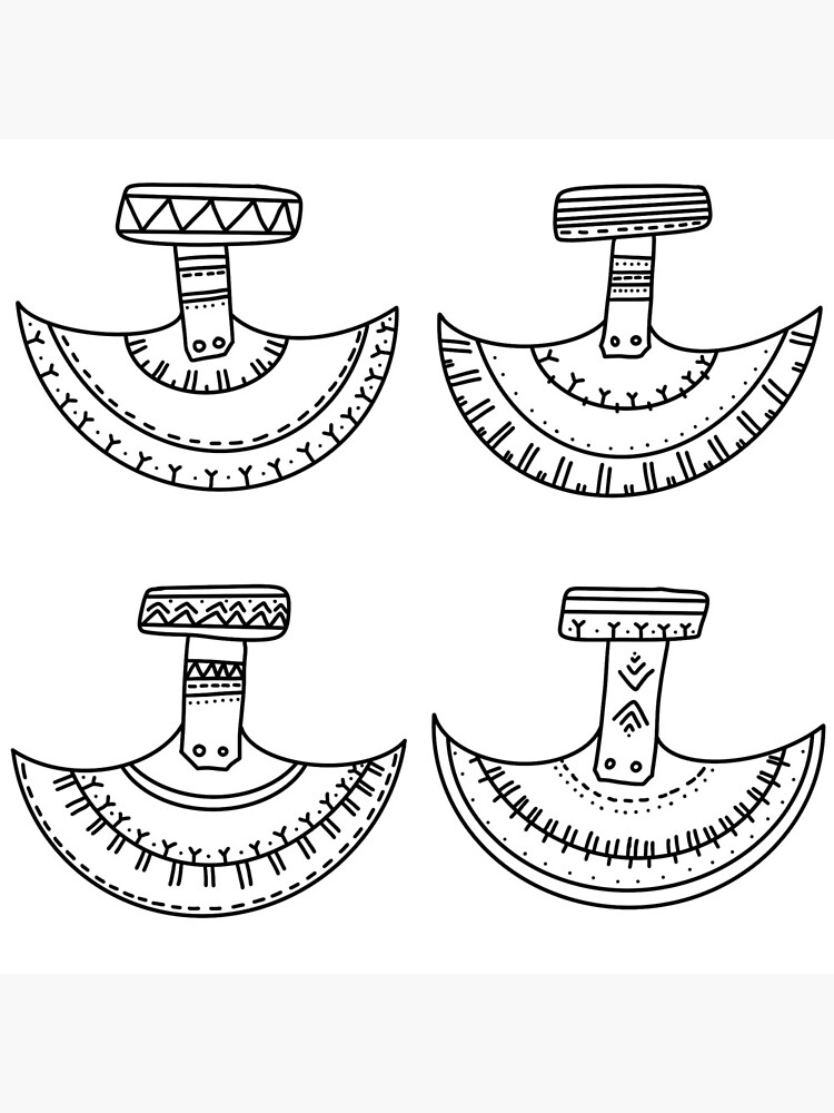 "Ulu tattoo art" Art Print for Sale by Juniper-And-Ink | Redbubble