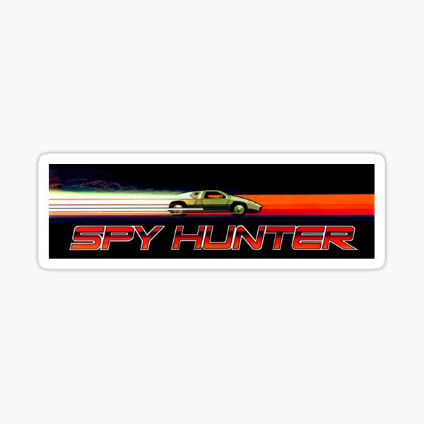 "Spy Hunter Retro Arcade" Sticker for Sale by Walter73 | Redbubble