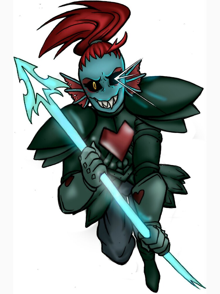 "Undyne - Undertale" T-Shirt von ValentinasWorks | Redbubble