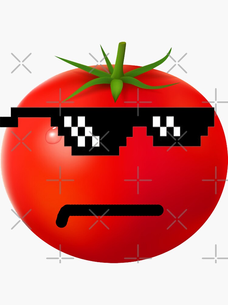 "Funny Angry Tomato" Sticker for Sale by Hamadax | Redbubble