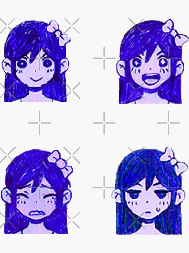 "Aubrey Sprites (Omori)" Sticker for Sale by hidexmian | Redbubble