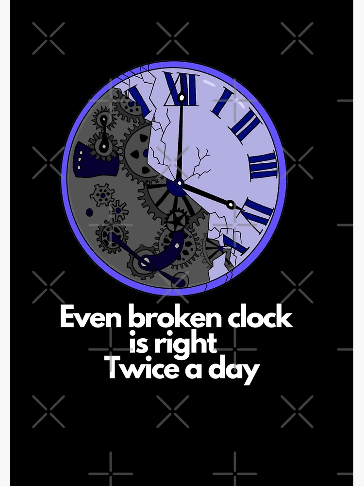 What Does A Broken Clock Symbolize