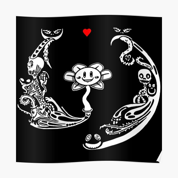 "Flowey" Poster by Biron | Redbubble