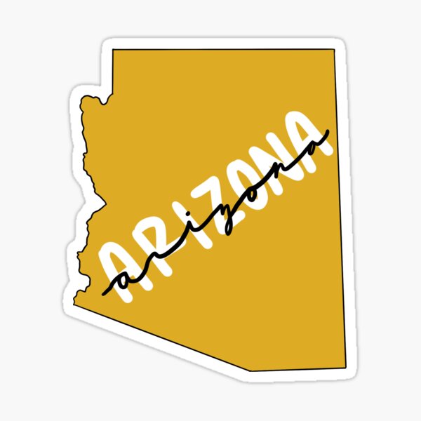 "Arizona Sticker" Sticker by bmolivastickers | Redbubble