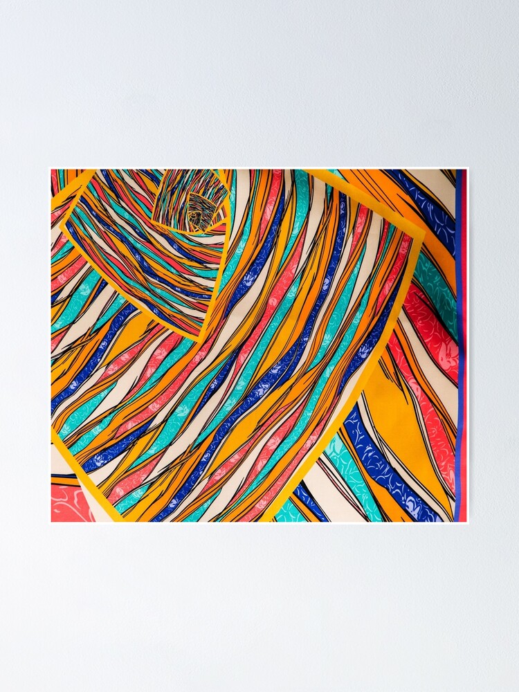"Textile Fiber Colors" Poster by JBaystro | Redbubble
