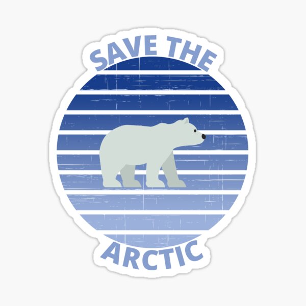 "Save The Arctic" Sticker for Sale by MagicStones | Redbubble