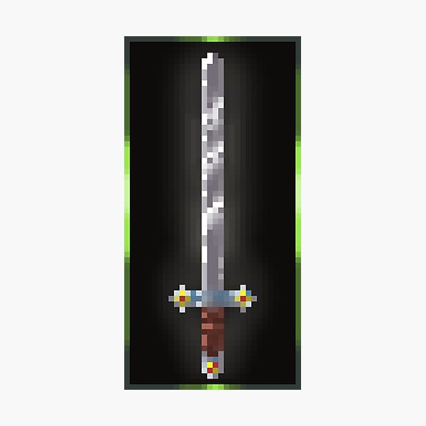 "Common Longsword Pixel" Photographic Print by maloiko | Redbubble