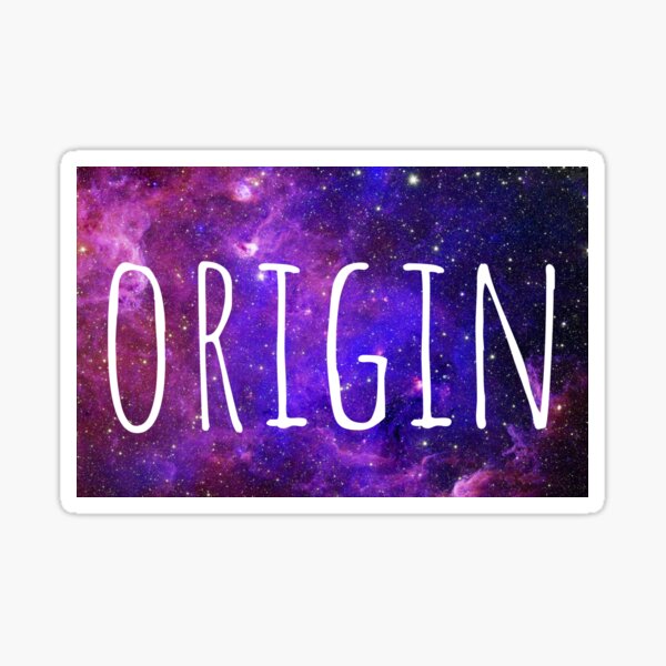 "Galaxy Origin" Sticker for Sale by Kowareta | Redbubble