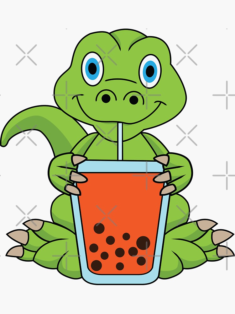"Dino Boba" Sticker for Sale by nikolaj1301 | Redbubble