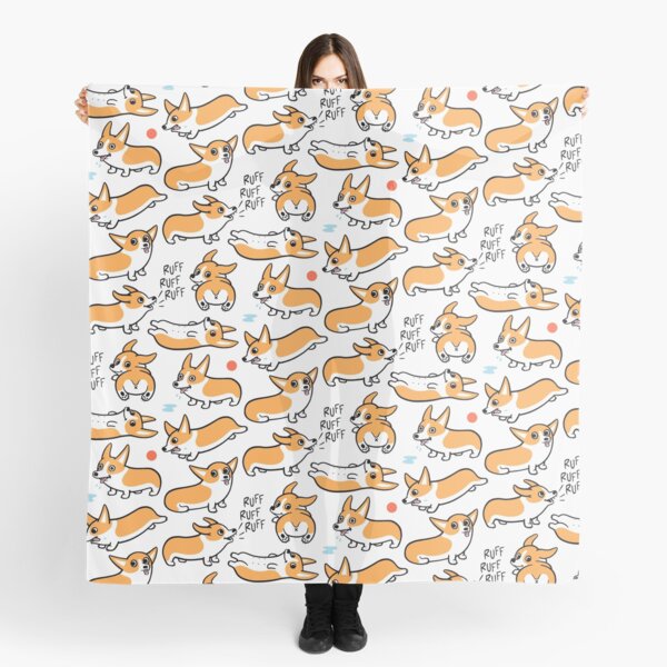"Cutie Corgis" Scarf by leslieevans2 | Redbubble