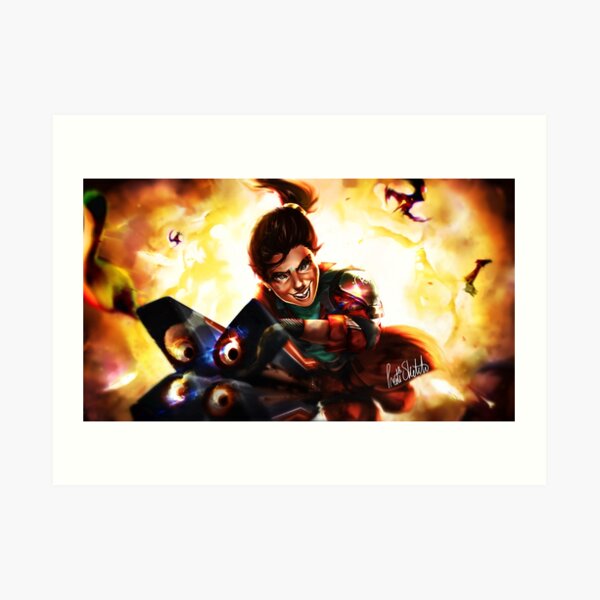 "Apex Legends Rampart Splash Art" Art Print for Sale by PreetiSketchi ...