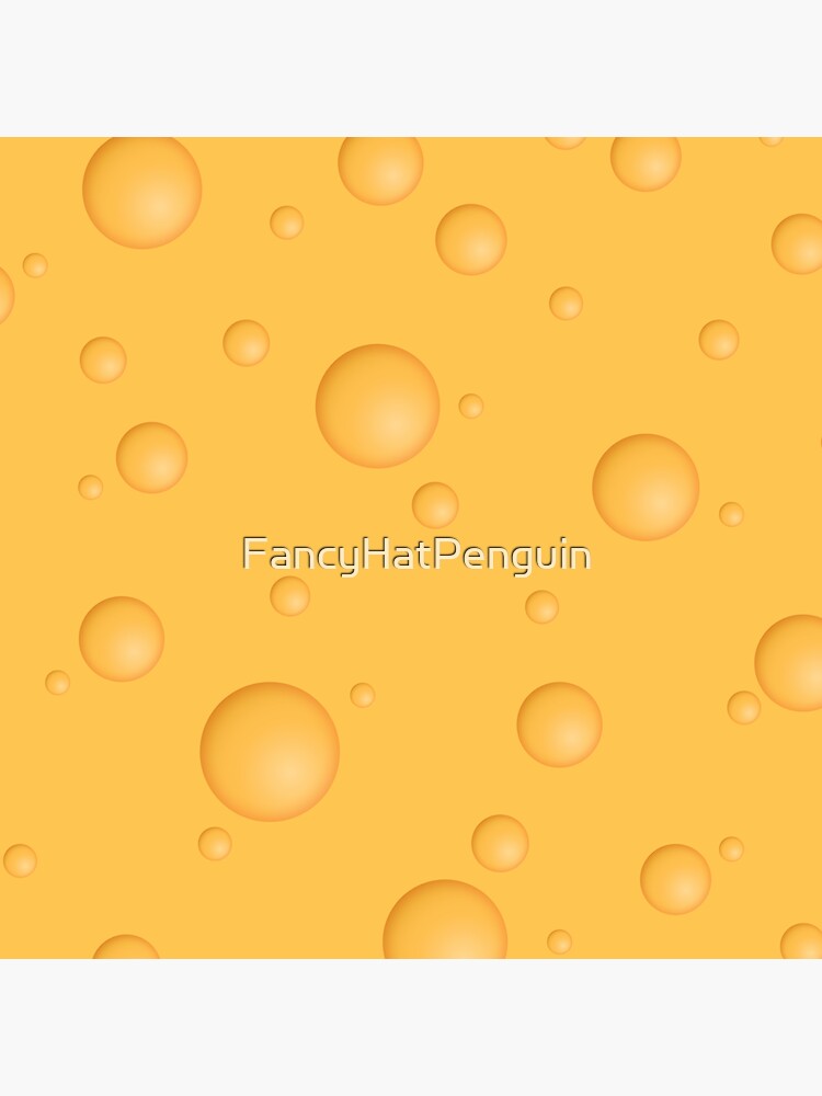 "Cheesy Cheese Cheesehead Pattern" Sticker for Sale by FancyHatPenguin ...