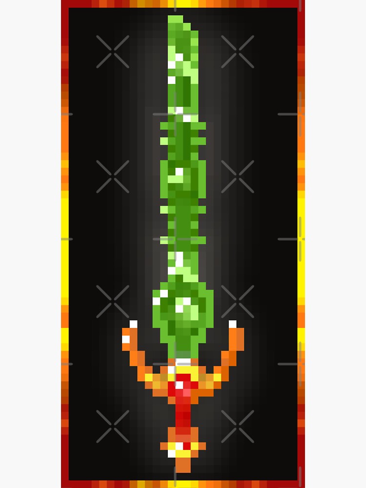 "Legendary Longsword Pixel" Sticker for Sale by maloiko | Redbubble
