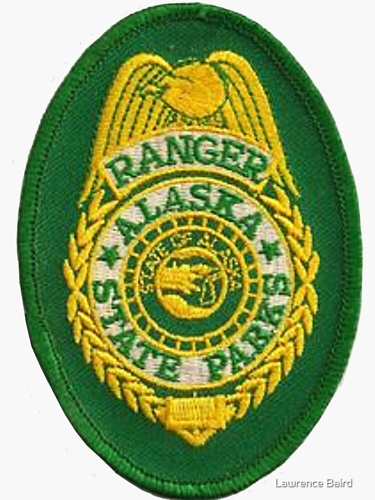 "Alaska State Park Ranger" Sticker for Sale by Lawrence Baird | Redbubble