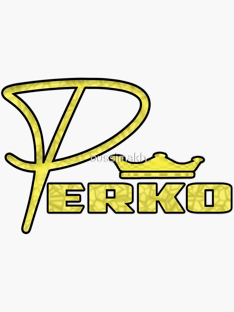 "perko percko" Sticker for Sale by oussimakh | Redbubble