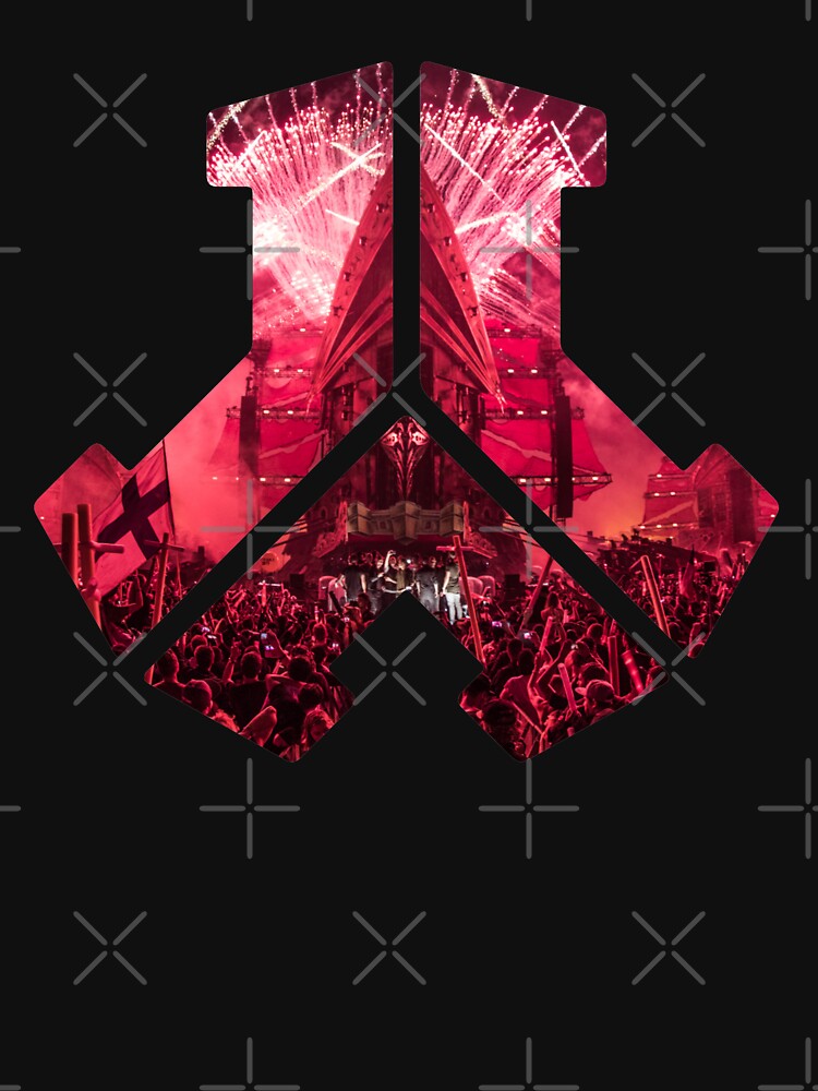 "Defqon.1 logo | Mainstage 2017 Print" T-shirt by HardstyleNation ...