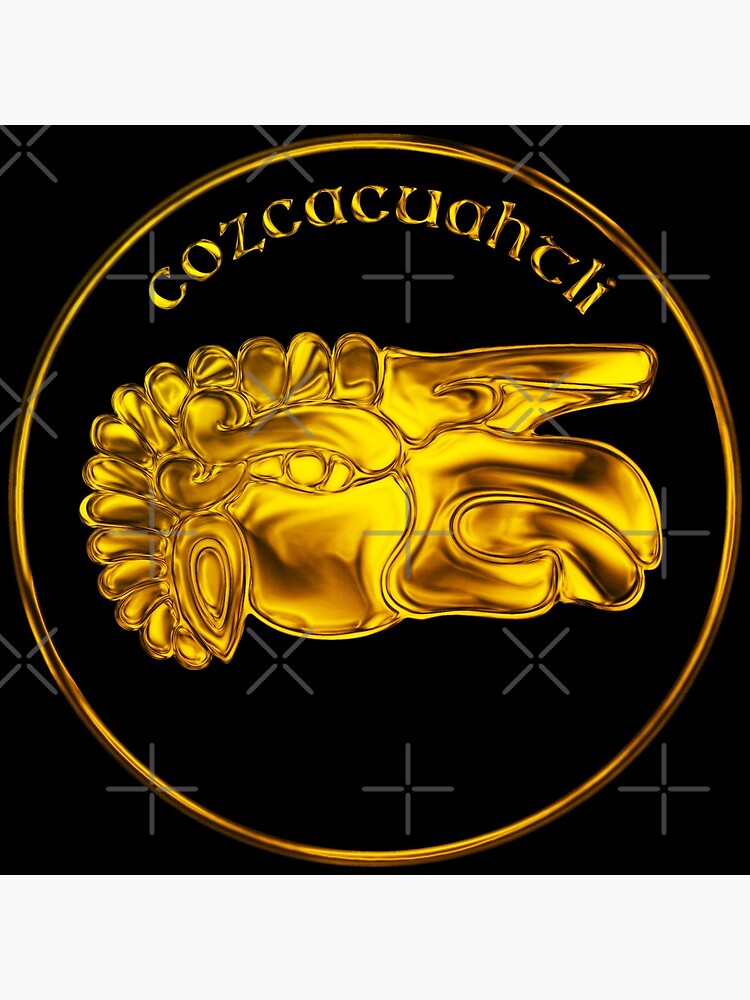 "Aztekisches Tagesschild 'Cozcacuauhtli' (Geier)" Fotodruck von ...