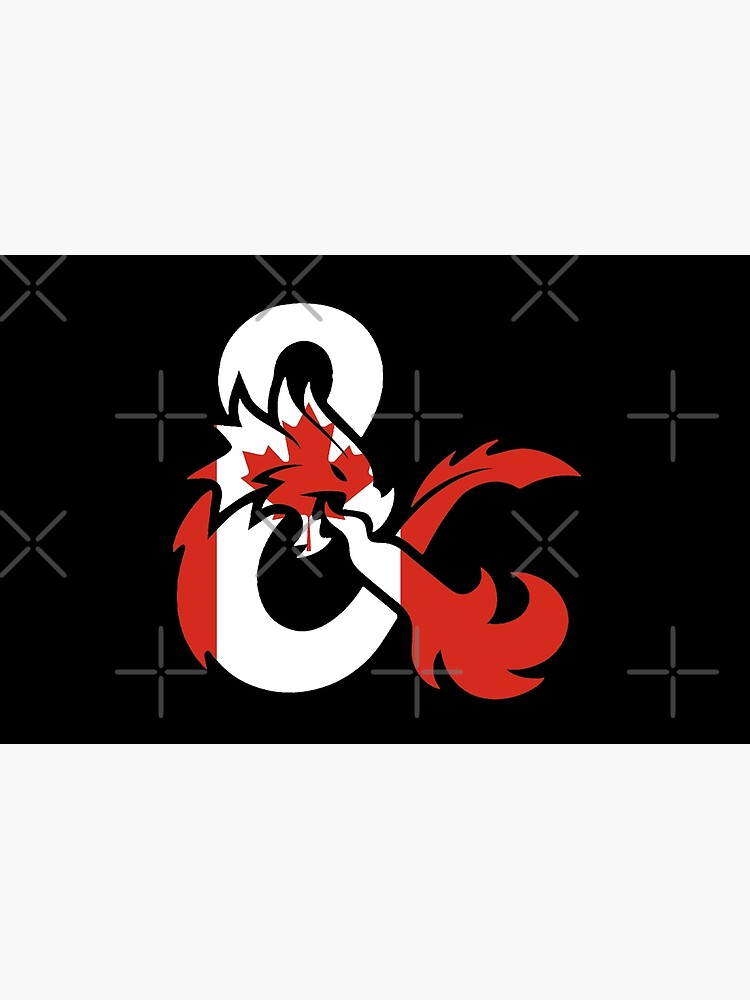 Canadian Flag DnD Dungeons And Dragons Laptop Skin, Game Laptop Decal ...