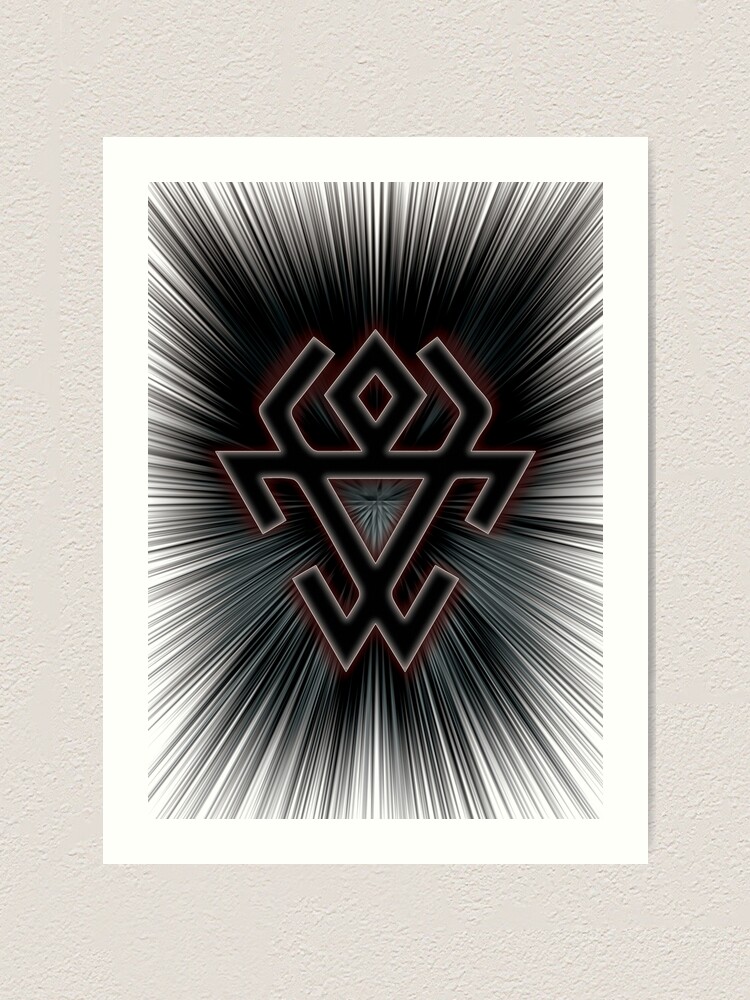 "Slavic God Tchernobog Sign Symbol" Art Print by Szokker | Redbubble