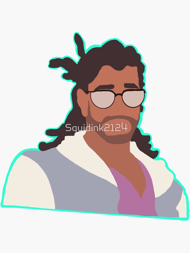 "Mat Sella - Dream Daddy" Sticker by Squidink2124 | Redbubble