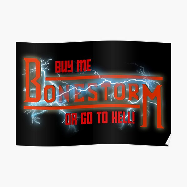 Póster «Los Simpson - ¡Bonestorm con eslogan!» de Xanderlee7 | Redbubble