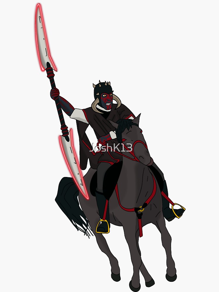 "Medieval Maul" Sticker by JoshK13 | Redbubble