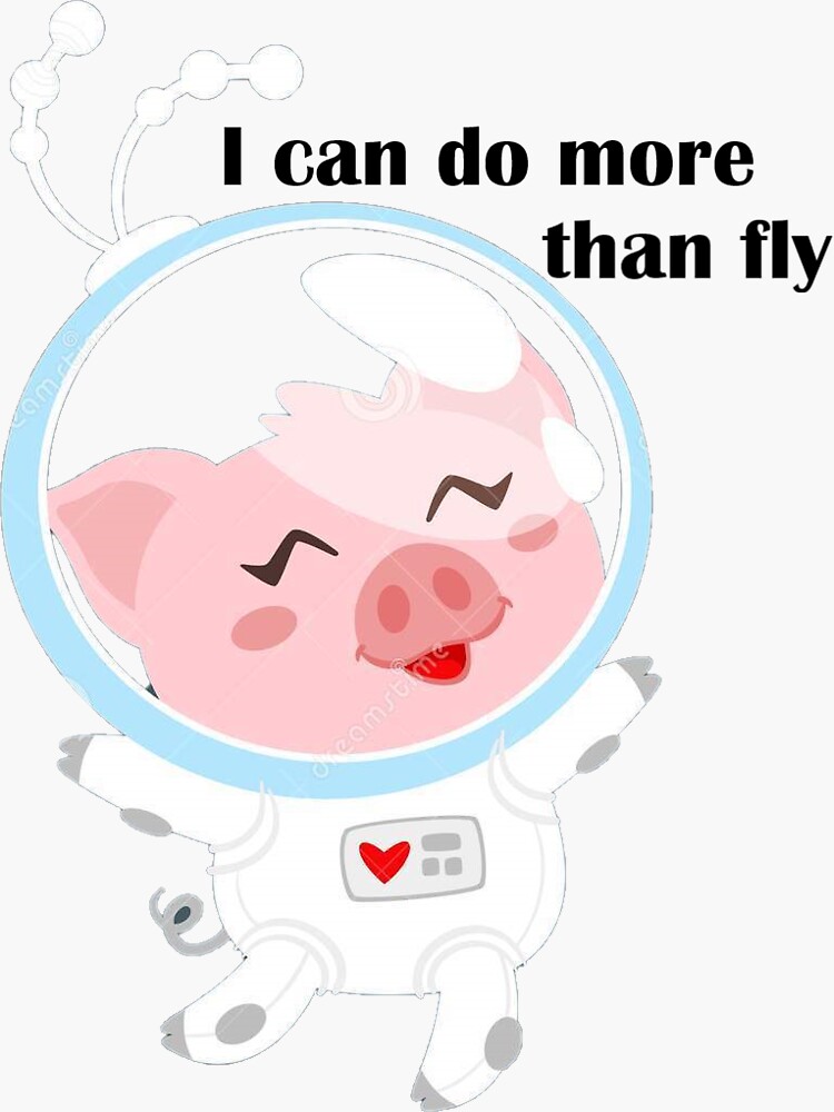 "Space pig" Sticker for Sale by dianalea143 | Redbubble