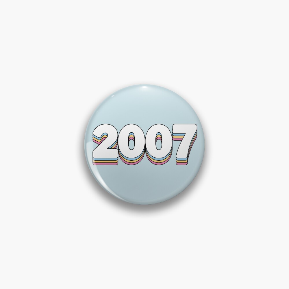 "2007" Sticker for Sale by OkihanaShop | Redbubble
