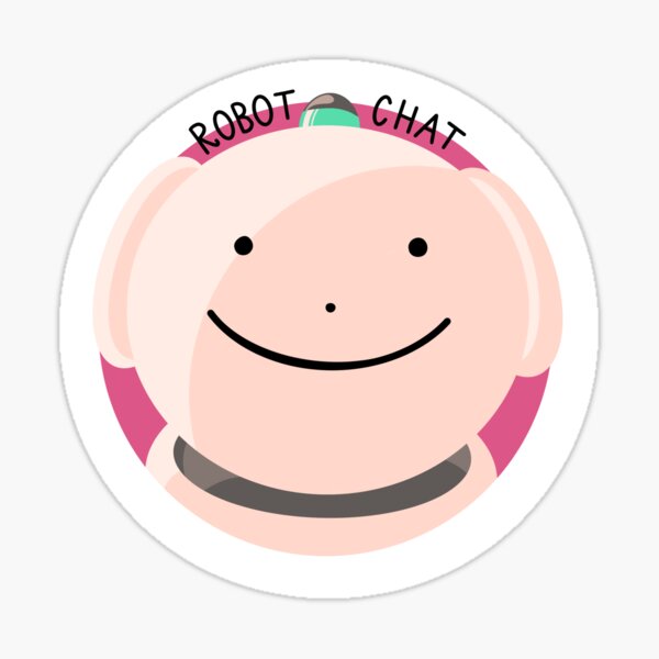 "Robot Chat Aibo Latte " Sticker for Sale by ScaryGhouls | Redbubble