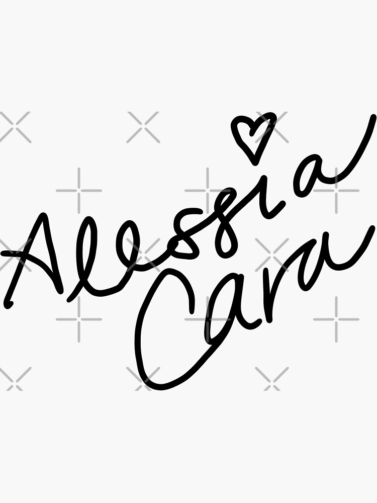 "alessia cara signature" Sticker by kirstenknowles | Redbubble