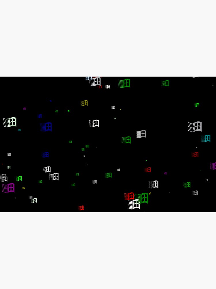"Windows 98 screensaver" Sticker for Sale by King-Vercetti | Redbubble