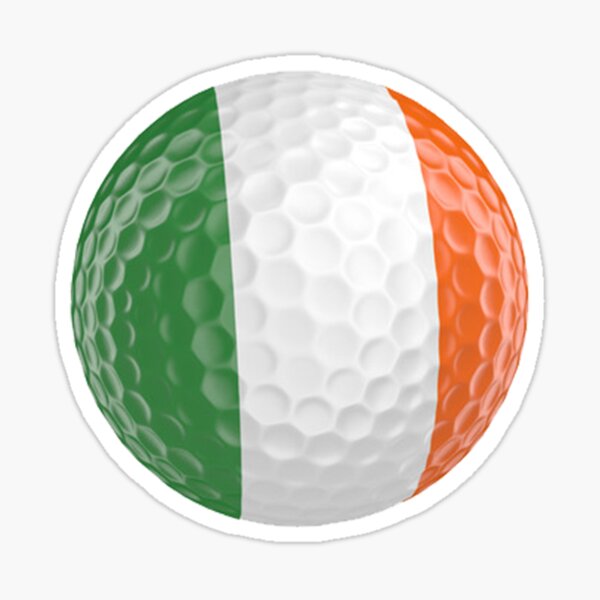 "Ireland Flag Golf Ball" Sticker for Sale by Mxdesign888 | Redbubble