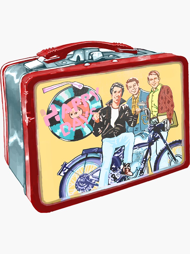 "Happy Days Lunchbox" Sticker for Sale by sdinhs | Redbubble