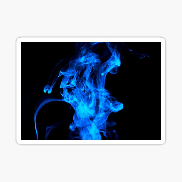 "Blue Smoke Spirits" Sticker for Sale by MatthewMaguire | Redbubble