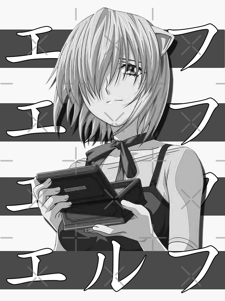 Lucy Elfen Lied Animemanga Sticker For Sale By Leomordd Redbubble