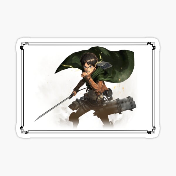 "Eren Aot" Sticker for Sale by ThemedProduct | Redbubble