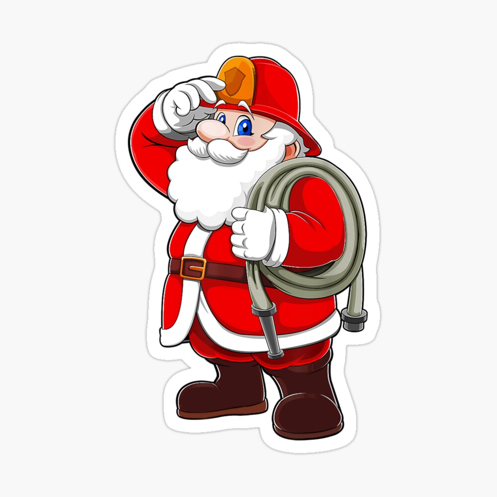 Christmas Clip Art Fireman