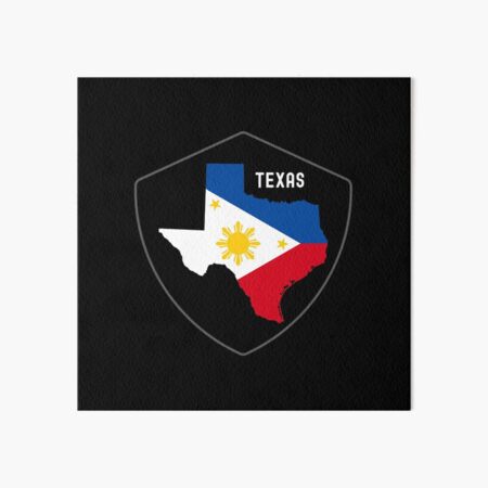 "Filipino Texas Filipino Prides" Art Board Print by FilipinoMerch ...