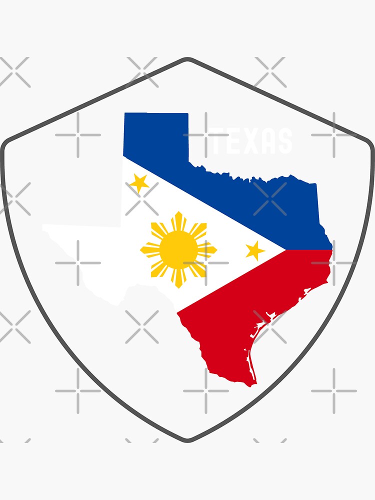 "Filipino Texas Filipino Prides" Sticker for Sale by FilipinoMerch ...