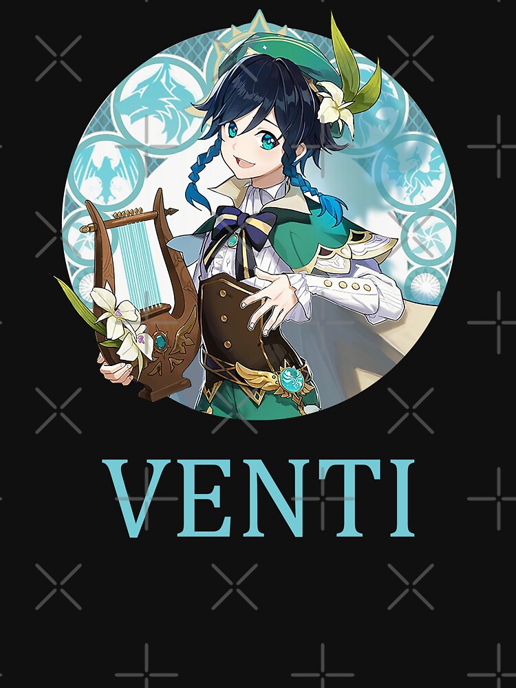 "Genshin Impact - Venti Anemo Bard Character" T-shirt for Sale by ...