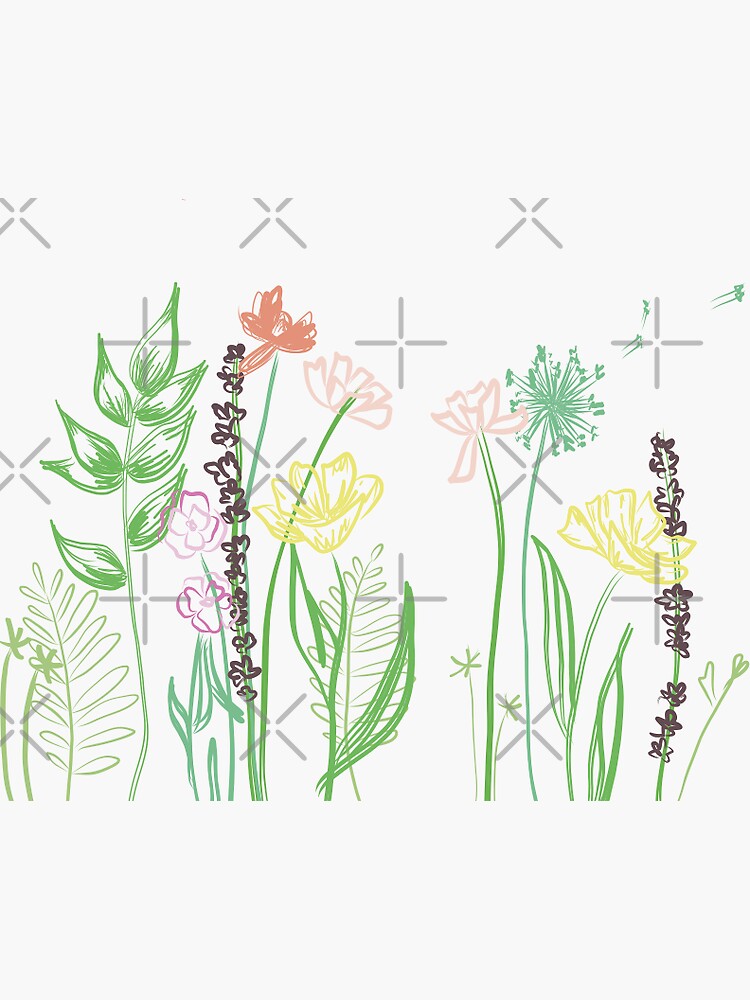 "Bright and Bold" Sticker for Sale by emmmrag | Redbubble