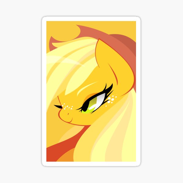 "Applejack" Sticker for Sale by euphoriapony | Redbubble
