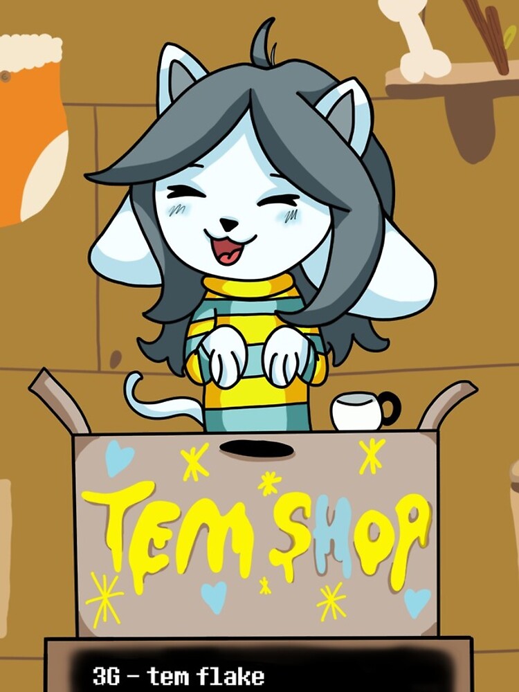 "Temmie's Tem Shop!!!" iPhone Case for Sale by babybdraws | Redbubble