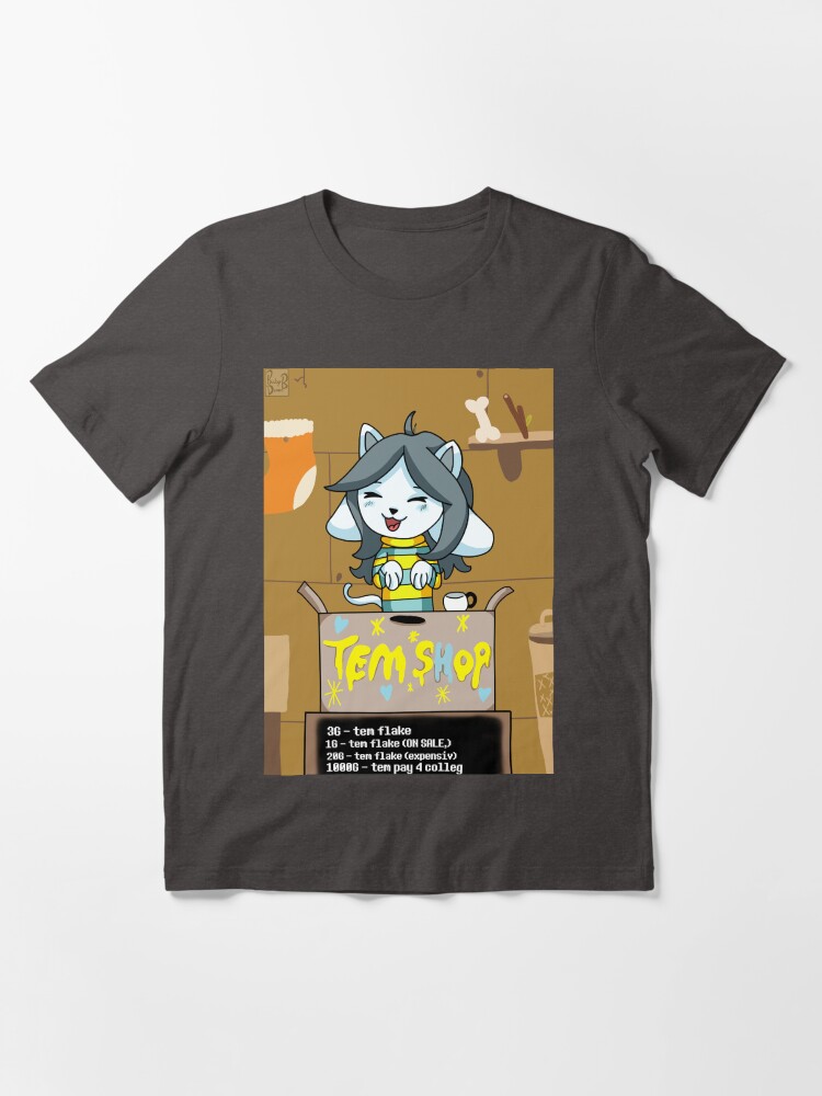 "Temmie's Tem Shop!!!" T-shirt for Sale by babybdraws | Redbubble ...