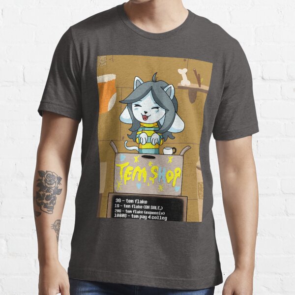"Temmie's Tem Shop!!!" T-shirt for Sale by babybdraws | Redbubble ...
