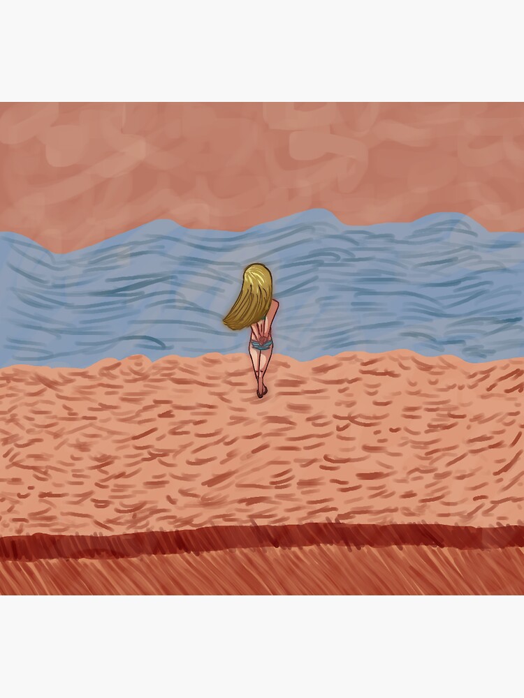 "Bethany's Beach" Sticker for Sale by ManictheMod | Redbubble