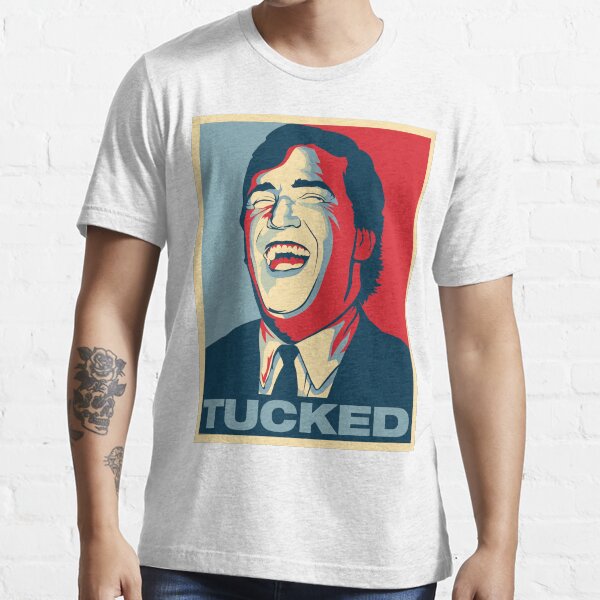 "Tucker Carlson "Tucked"" T-shirt for Sale by dngrsfrdm | Redbubble ...