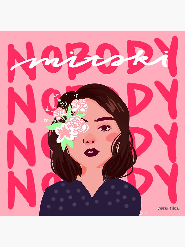 Pegatina «Mitski nadie arte» de vera-nica | Redbubble
